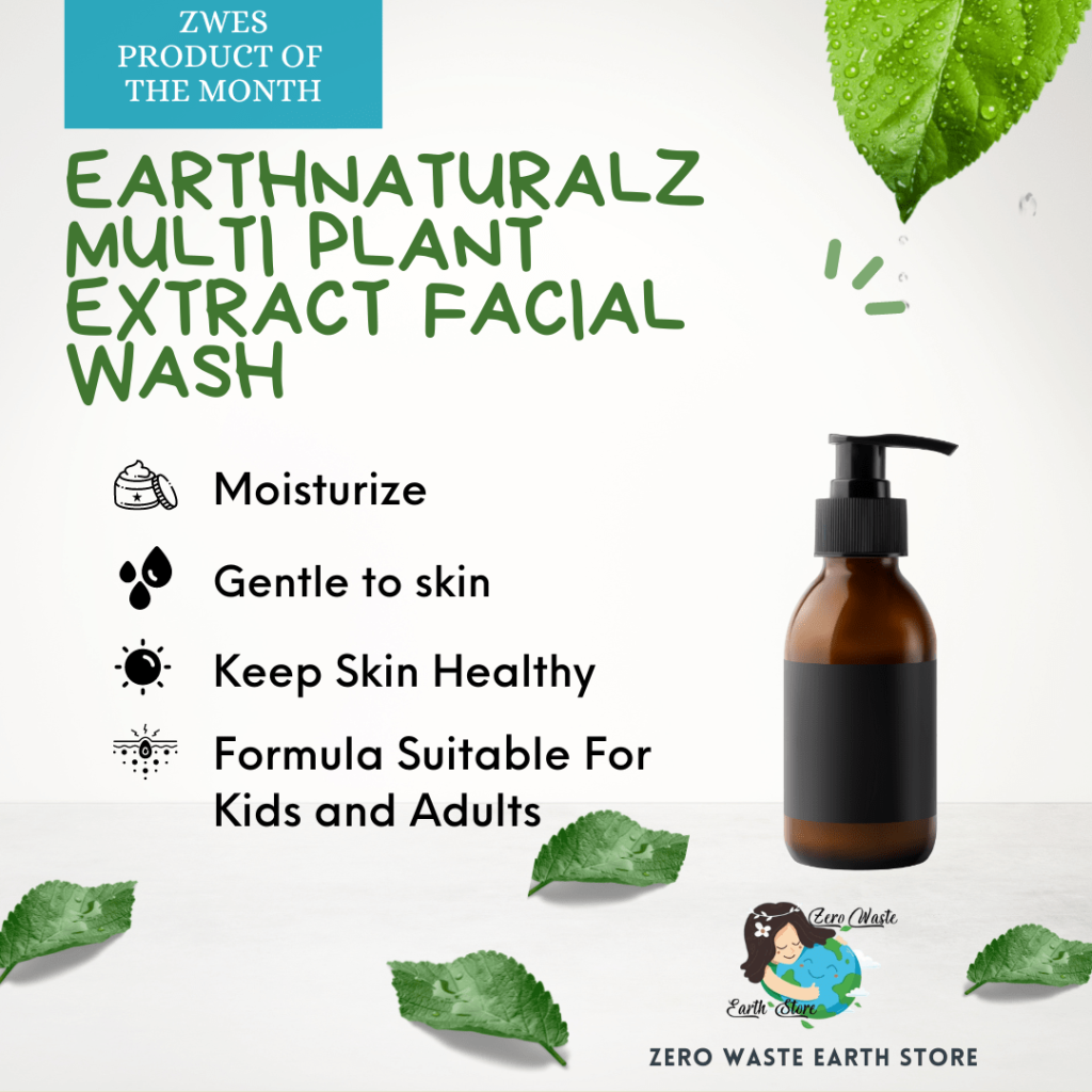 100g Refill Earth Naturalz Multi Plant Extract Face Wash - Zero Waste Earth Store