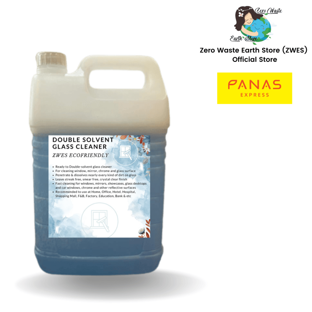 Double solvent glass cleaner (5kg) - Zero Waste Earth Store
